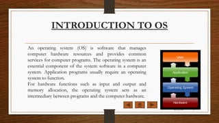 ITT project ON types of operating system | PPT