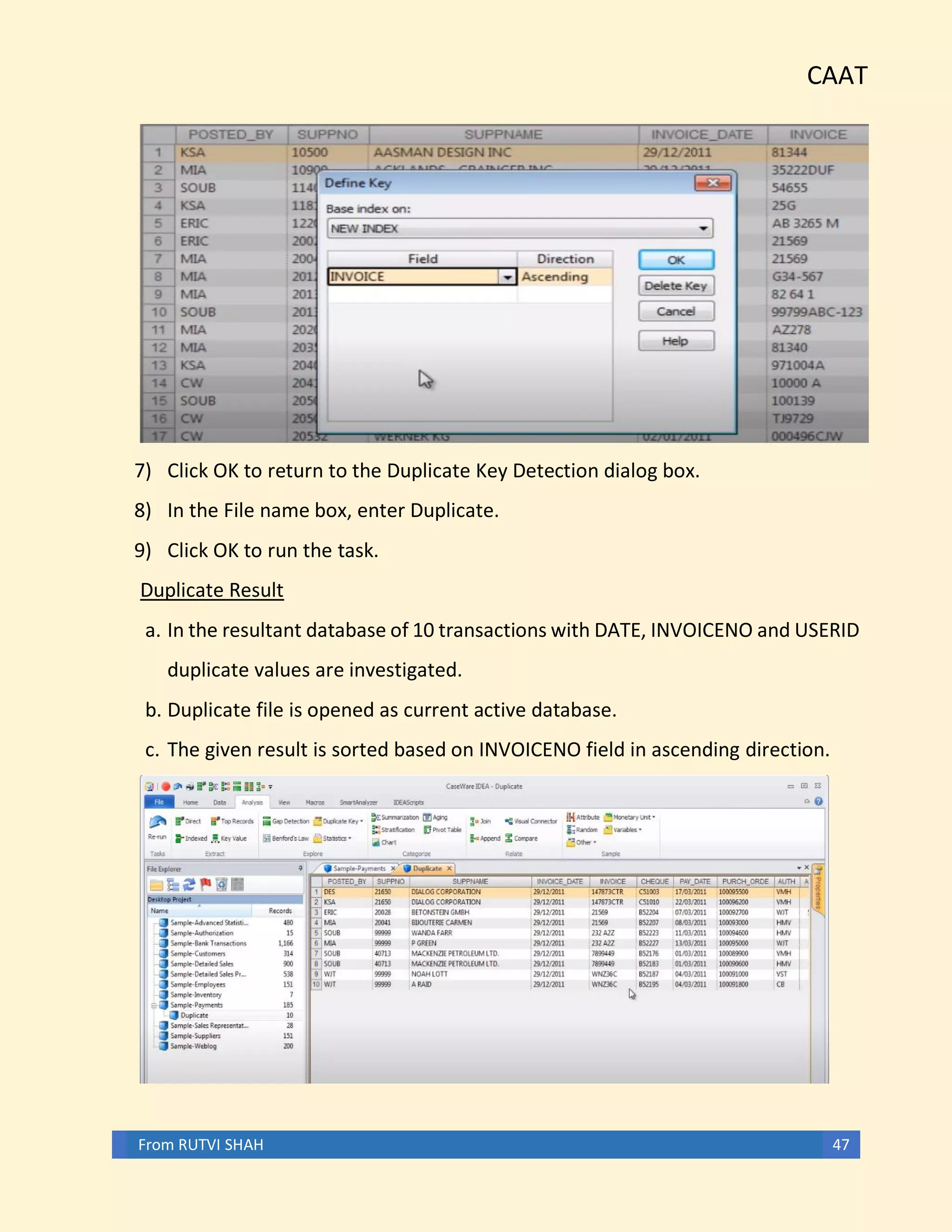 Note on ‘Mapping’ CAAT Audit technique with 3 practical examples | PDF