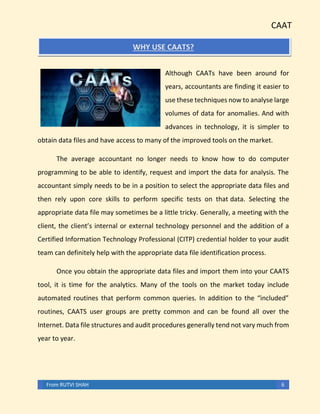 Note on ‘Mapping’ CAAT Audit technique with 3 practical examples | PDF