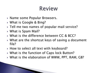 Basic Concepts Of Information Technology (IT) | PPTX