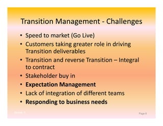 It transition management an operational perspective | PDF