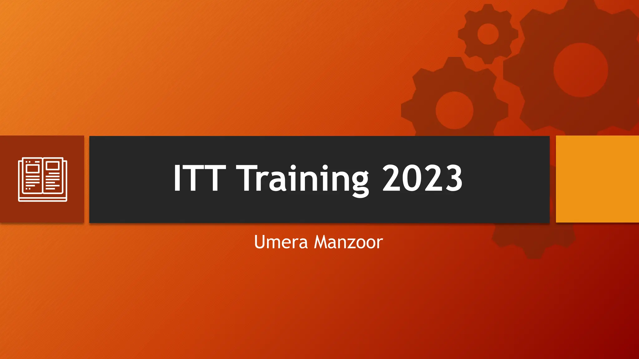ITT Training 2023 for fauji foundation education system | PDF