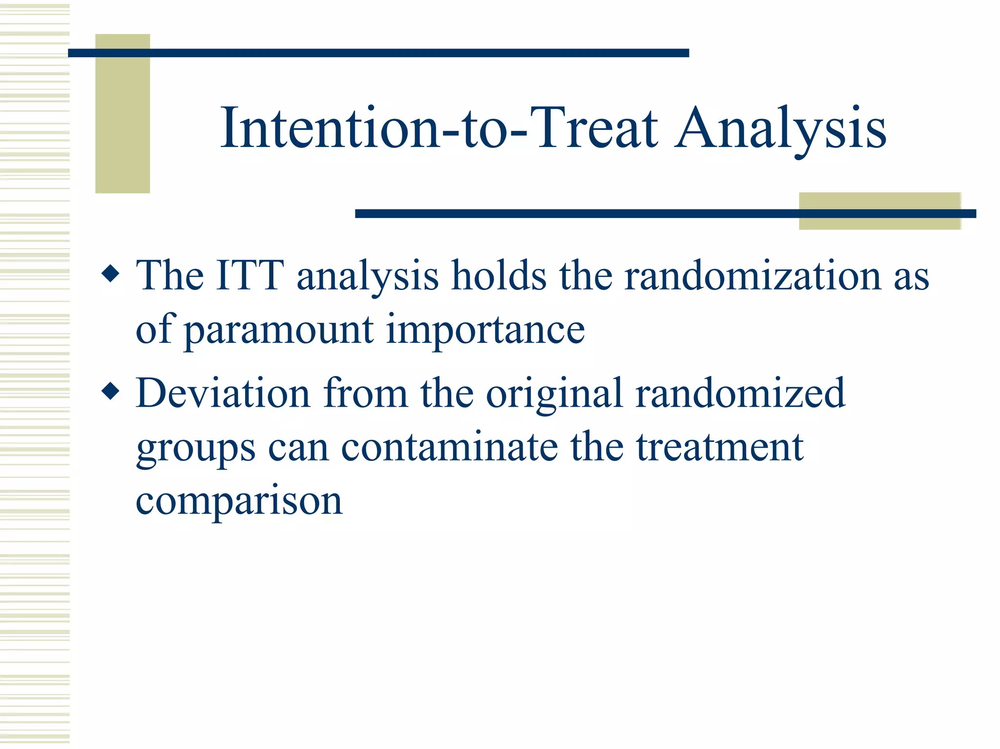 Intent-to-Treat (ITT) Analysis in Randomized Clinical Trials | PDF