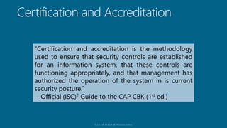 Understanding the Risk Management Framework & (ISC)2 CAP Module 2 ...