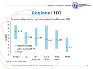 Measuring the Information Society 2014 report overview | PPTX