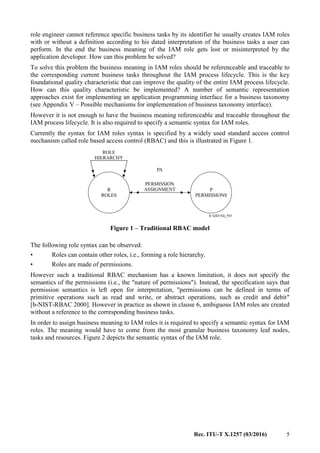 New ITU Standard on Identity & Access Management | PDF