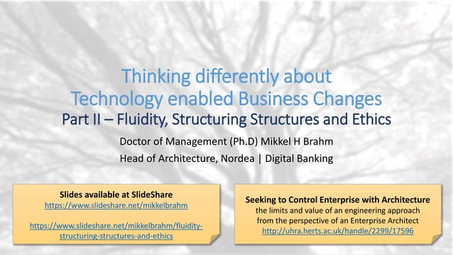 Fluidity, Structuring Structures and Ethics | PPTX