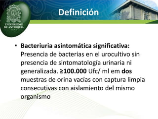Infección Urinaria en el paciente anciano | PPTX