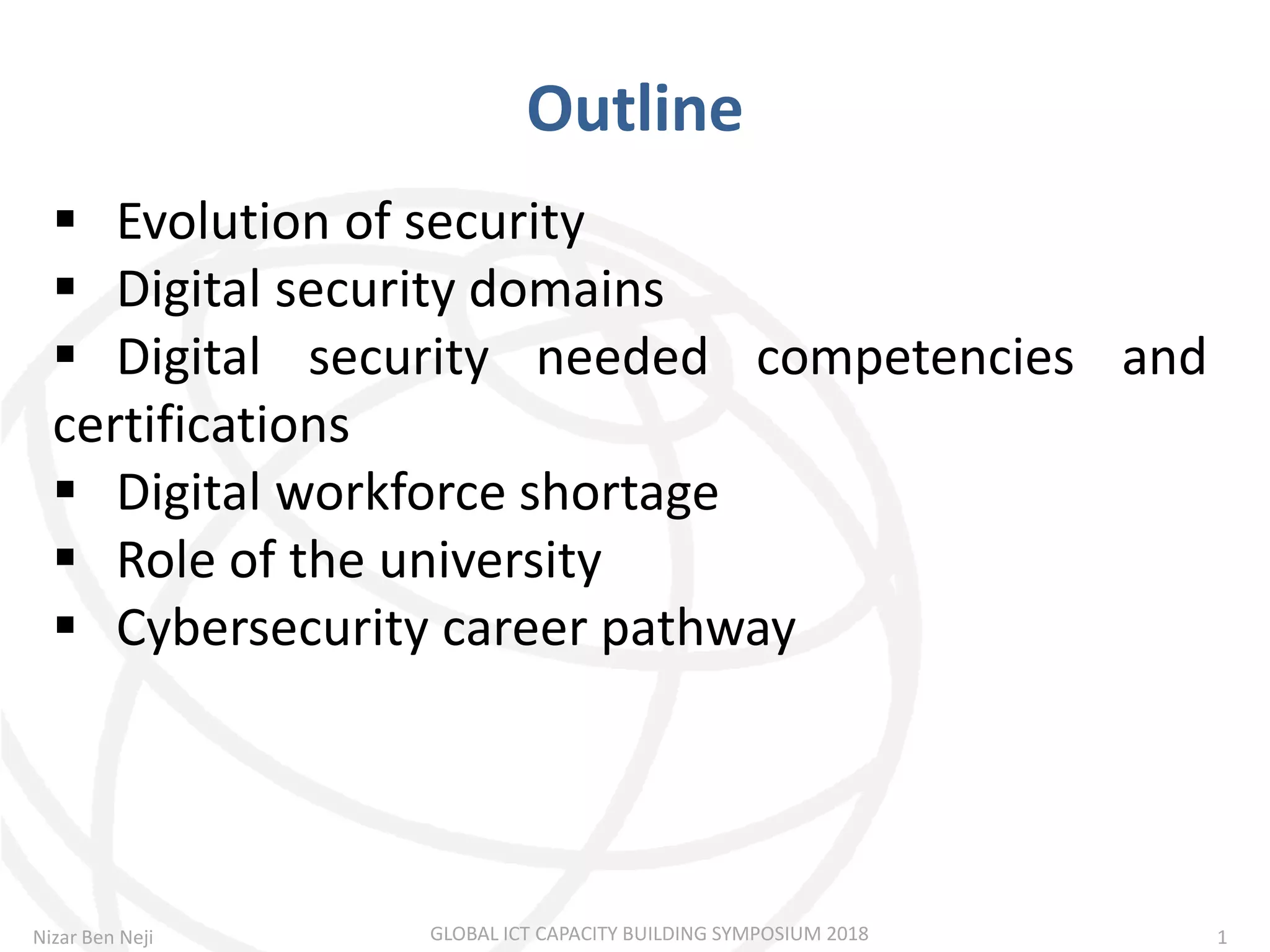 Digital Security Capacity Building: Role of the University | PDF