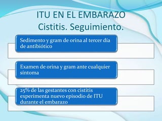 ITU en el embarazo definición y desarrollo | PPTX