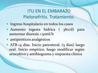 ITU en el embarazo definición y desarrollo | PPTX