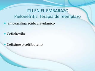 ITU en el embarazo definición y desarrollo | PPTX