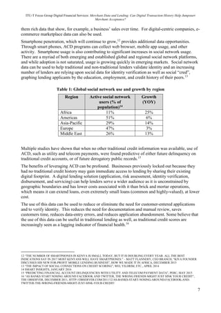 Merchant Data and Lending | PDF