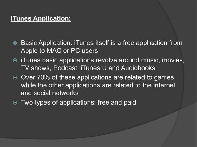 iTunes Case Study !! | PPT