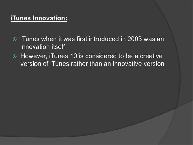 iTunes Case Study !! | PPT