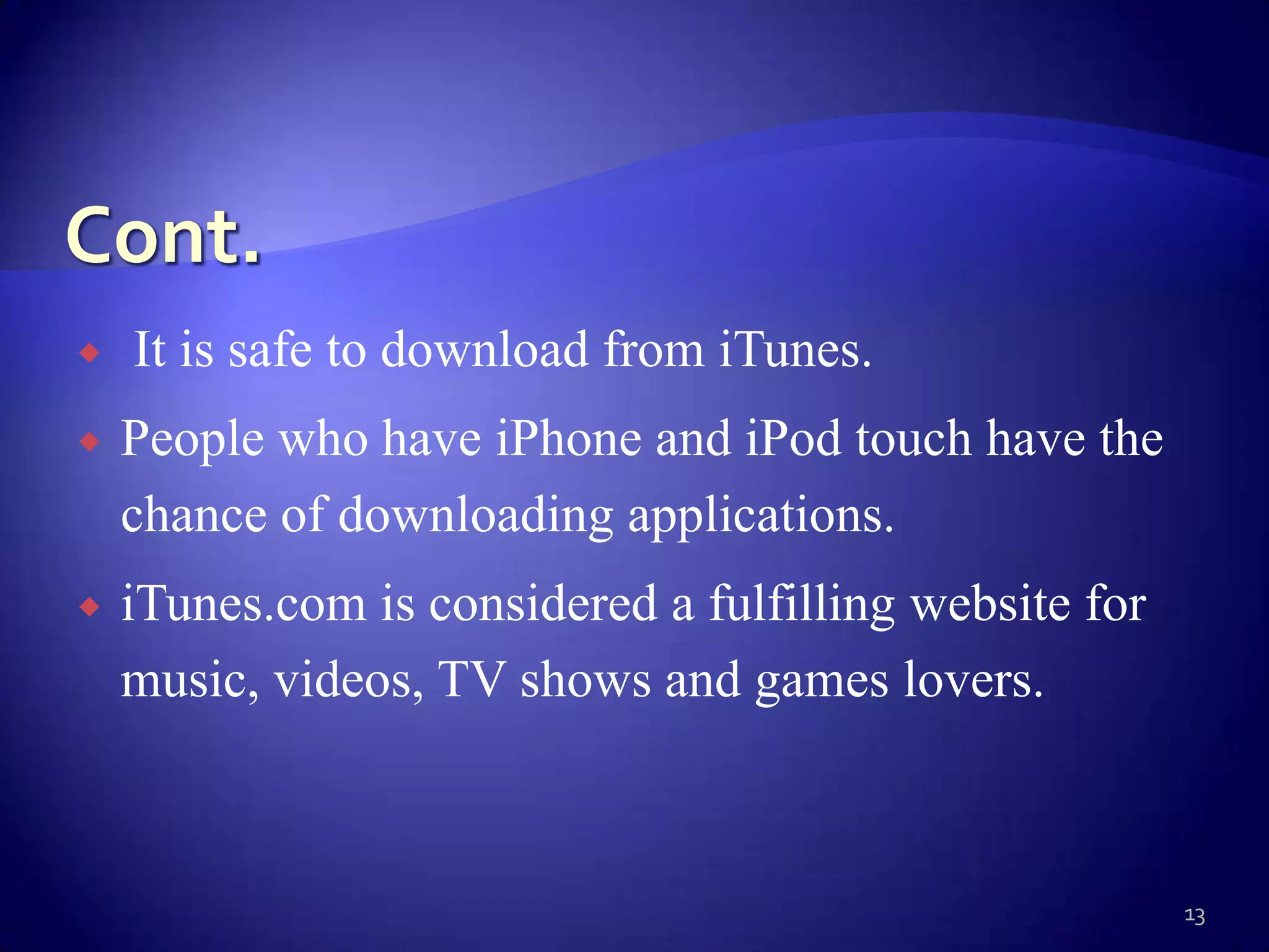 Itunes case study | PPT