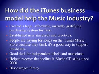 Itunes case study | PPTX | Home Entertainment Systems | Consumer Electronics