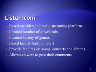 Itunes case study | PPTX | Home Entertainment Systems | Consumer Electronics