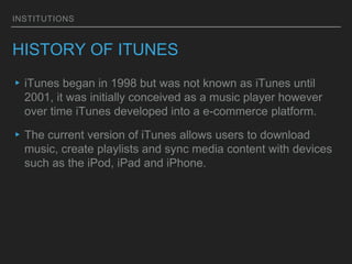 Itunes | PPTX