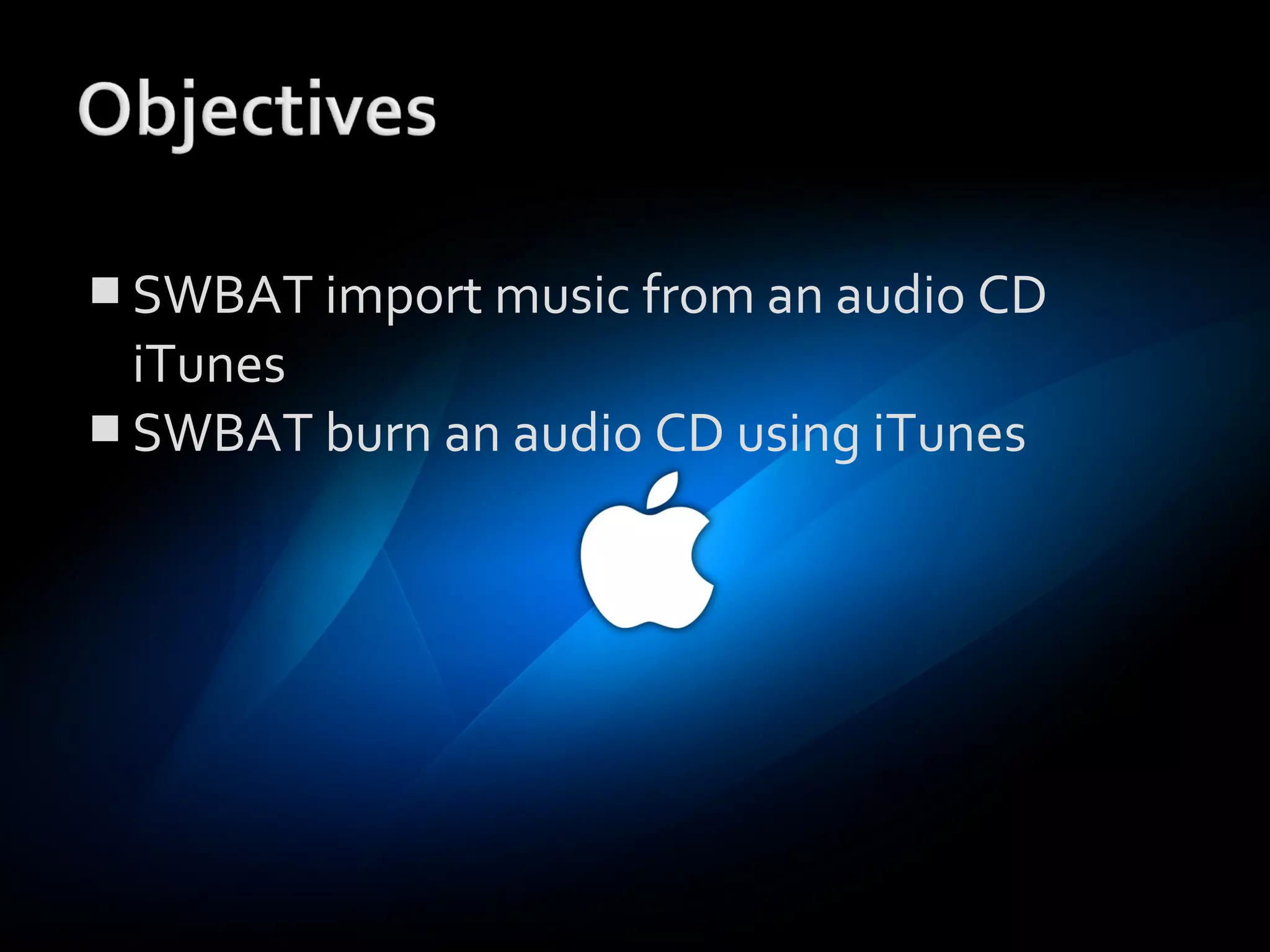 iTunes presentation | PPT