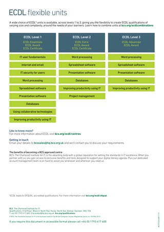 IT user qualifications (for colleges and trainig centres) | PDF