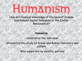 Itu social studies lesson plan 1 renaissance | PPT