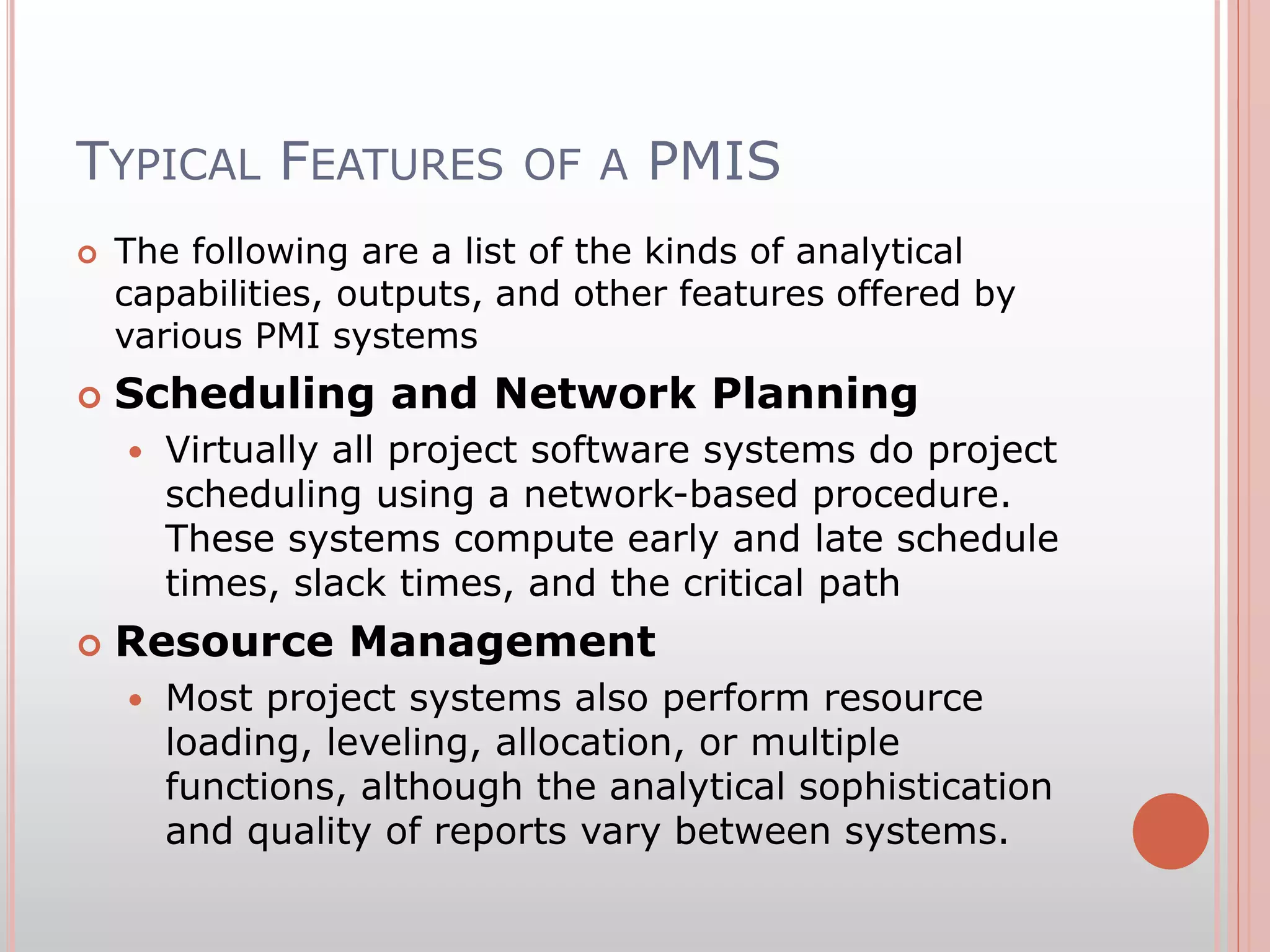 project management information system | PPTX
