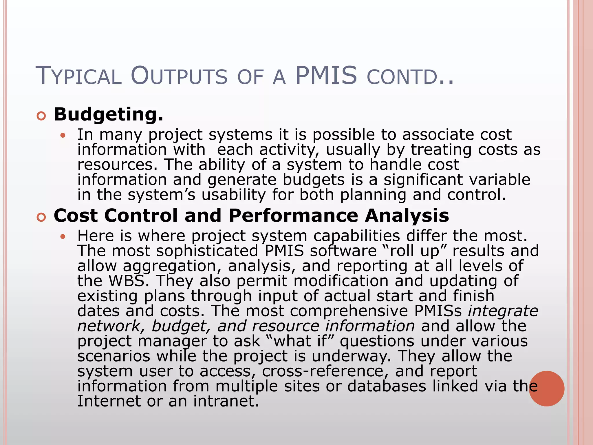 project management information system | PPTX