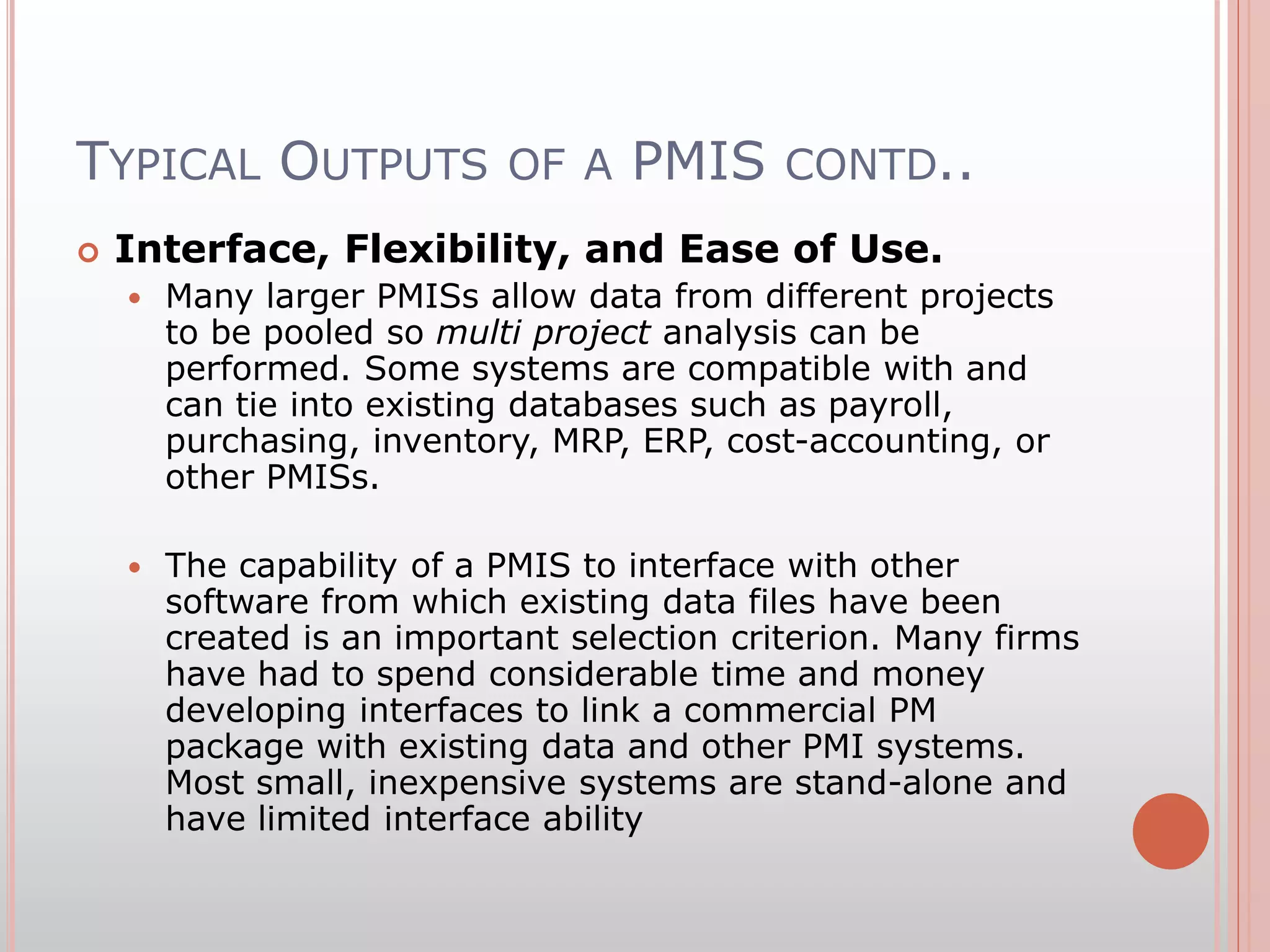 Project Management Information System Pptx