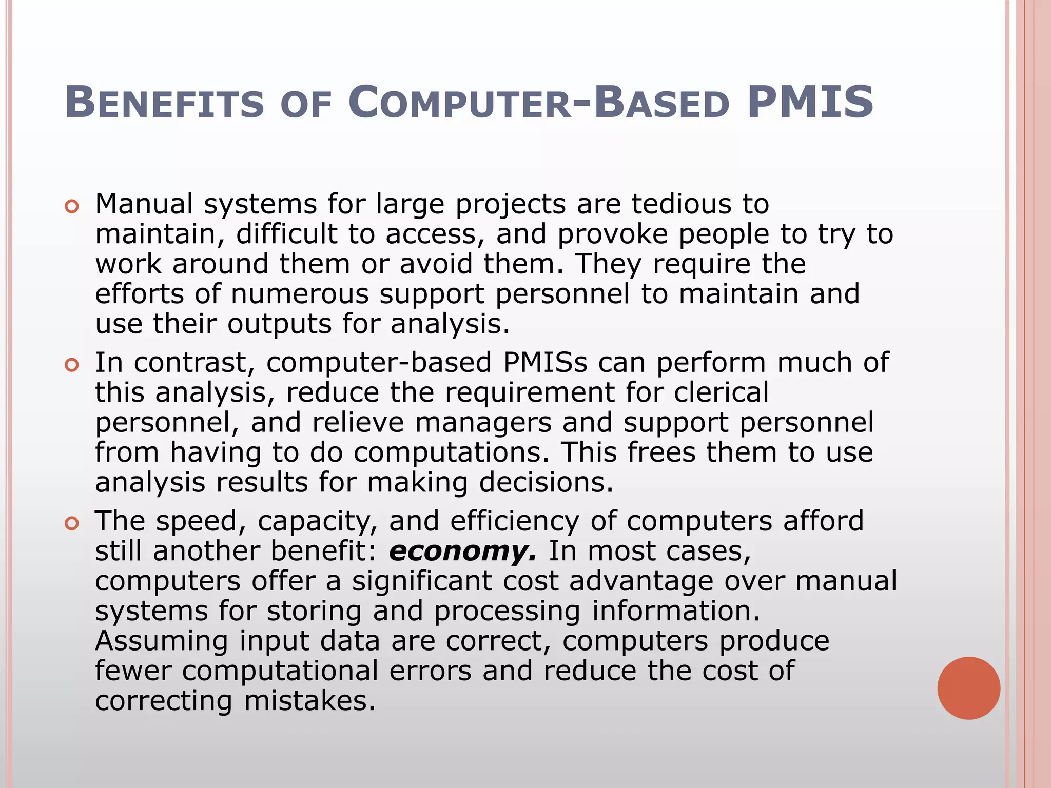 Project Management Information System Pptx