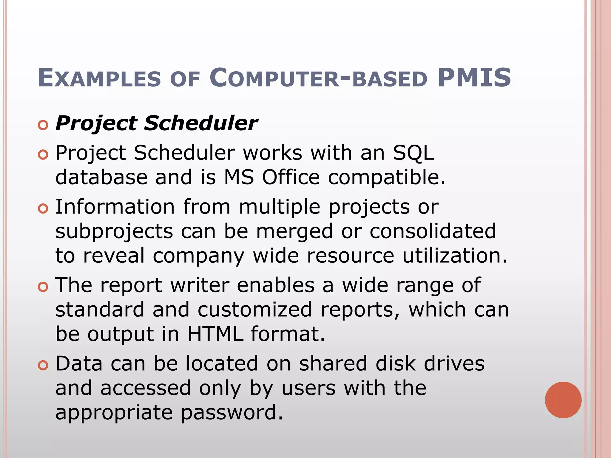project management information system | PPTX
