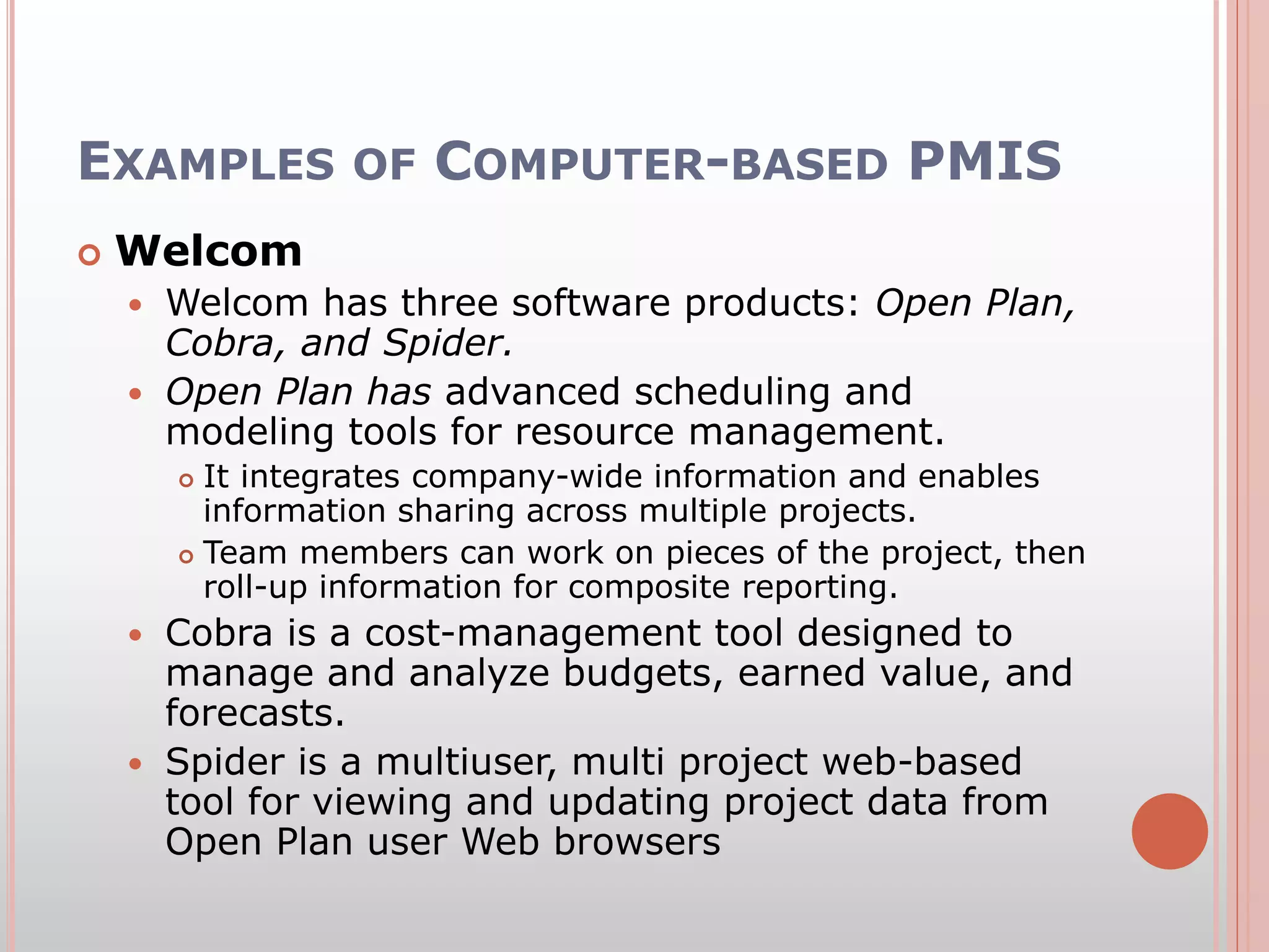 project management information system | PPTX