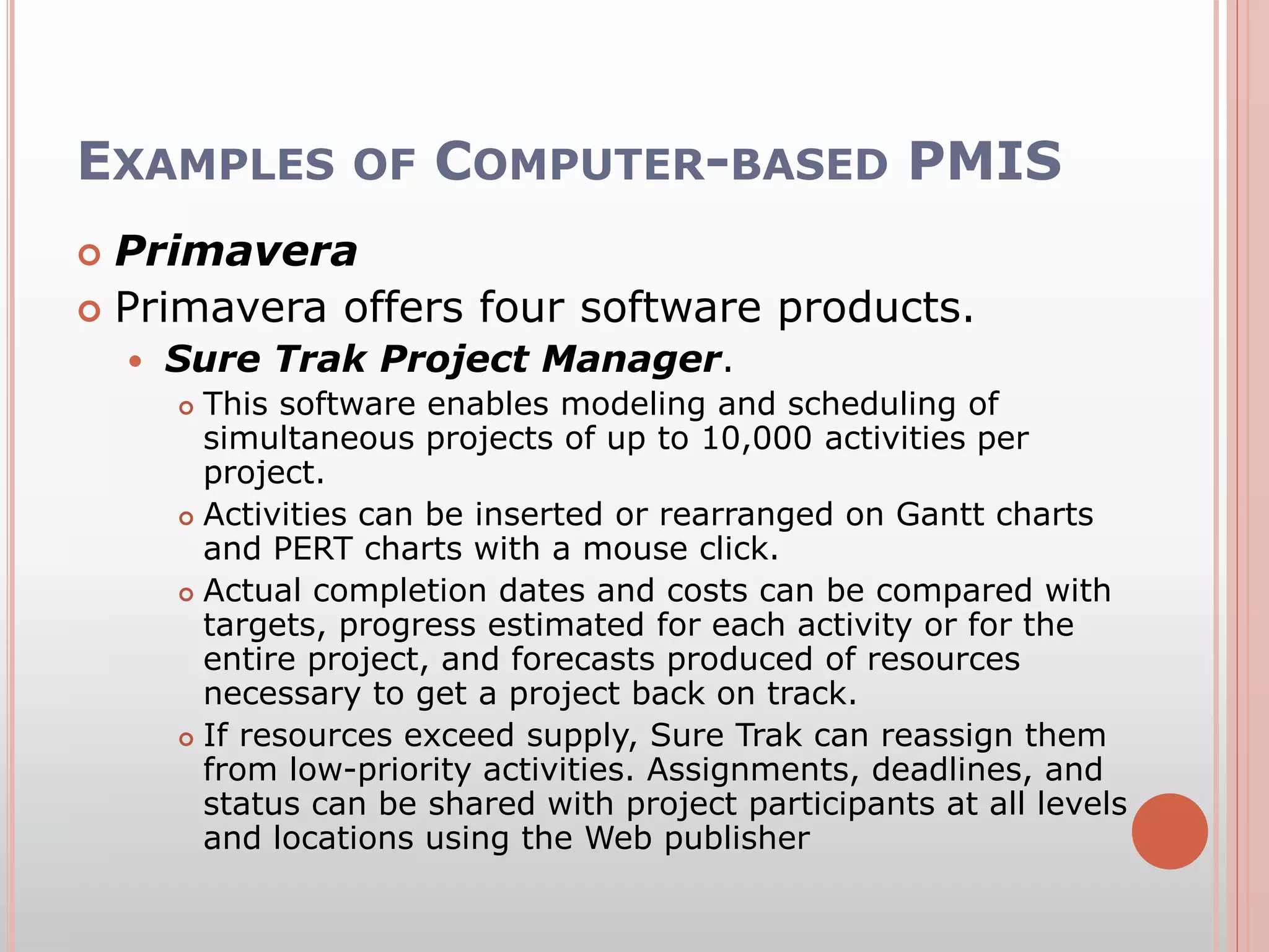 project management information system | PPTX