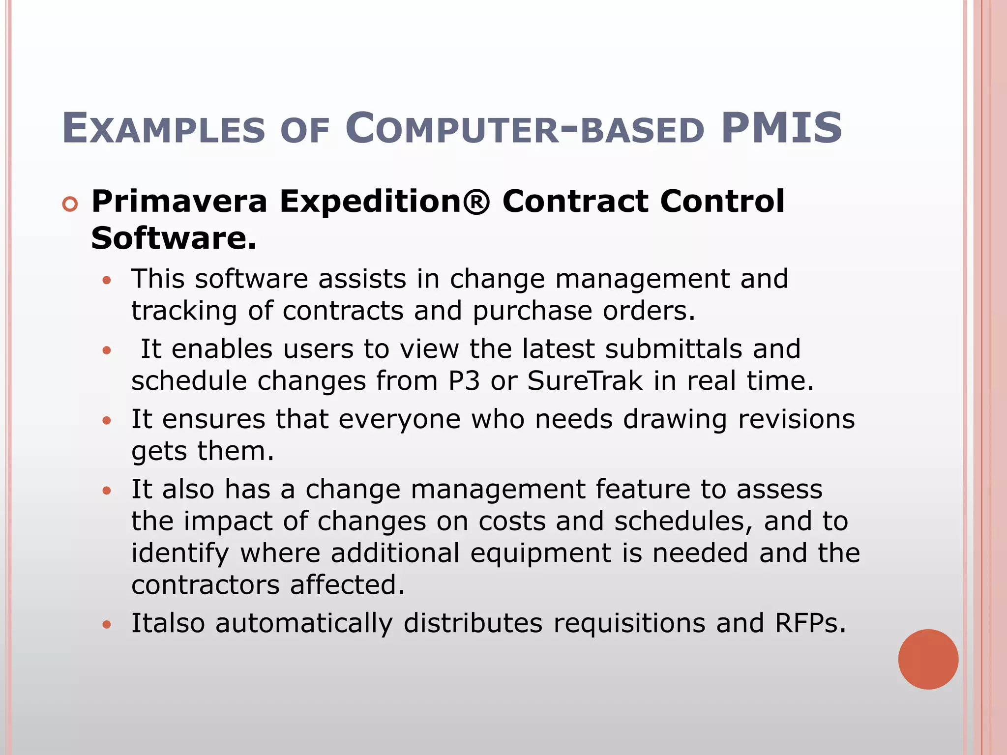 project management information system | PPTX