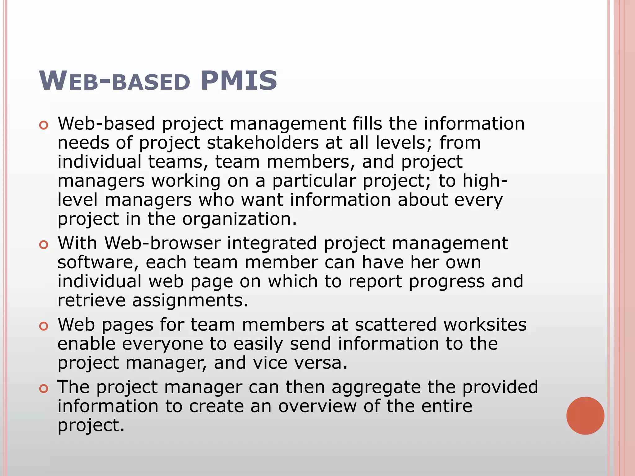 project management information system | PPTX