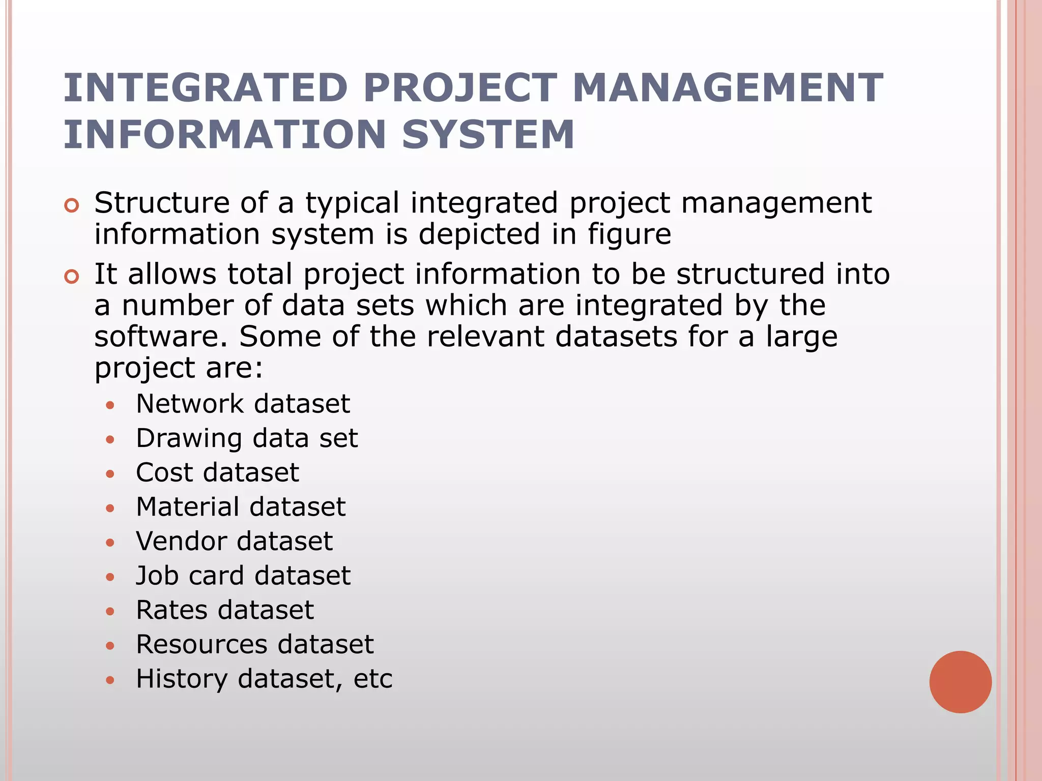 Project Management Information System Pptx