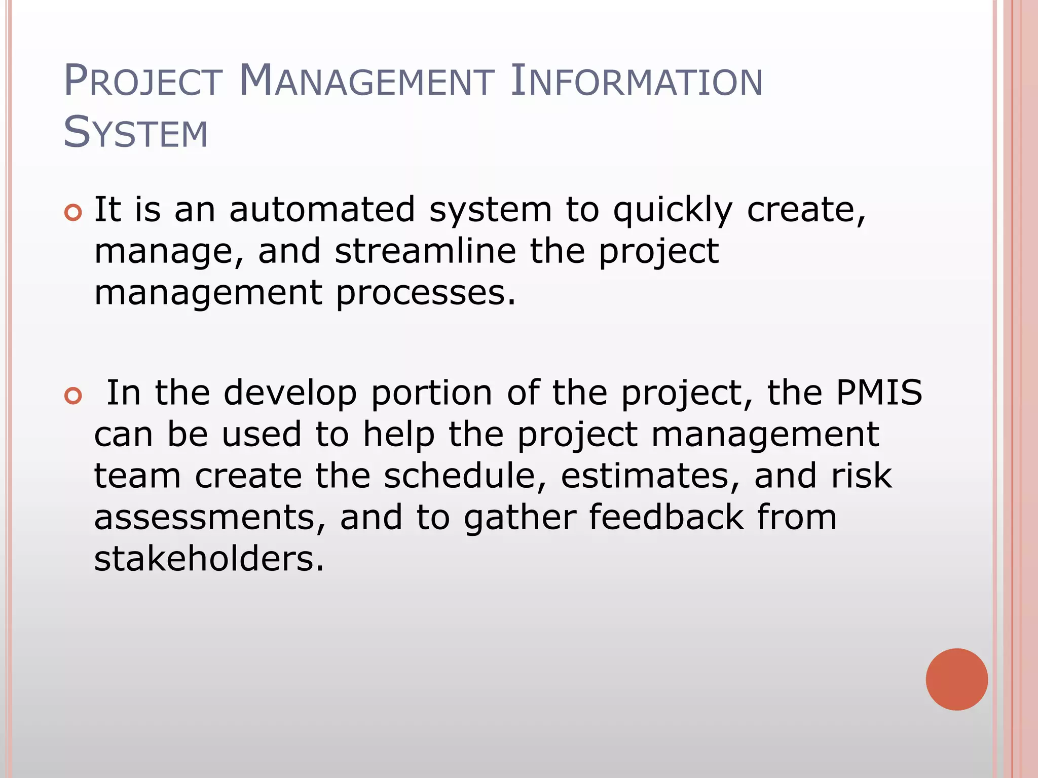 project management information system | PPTX