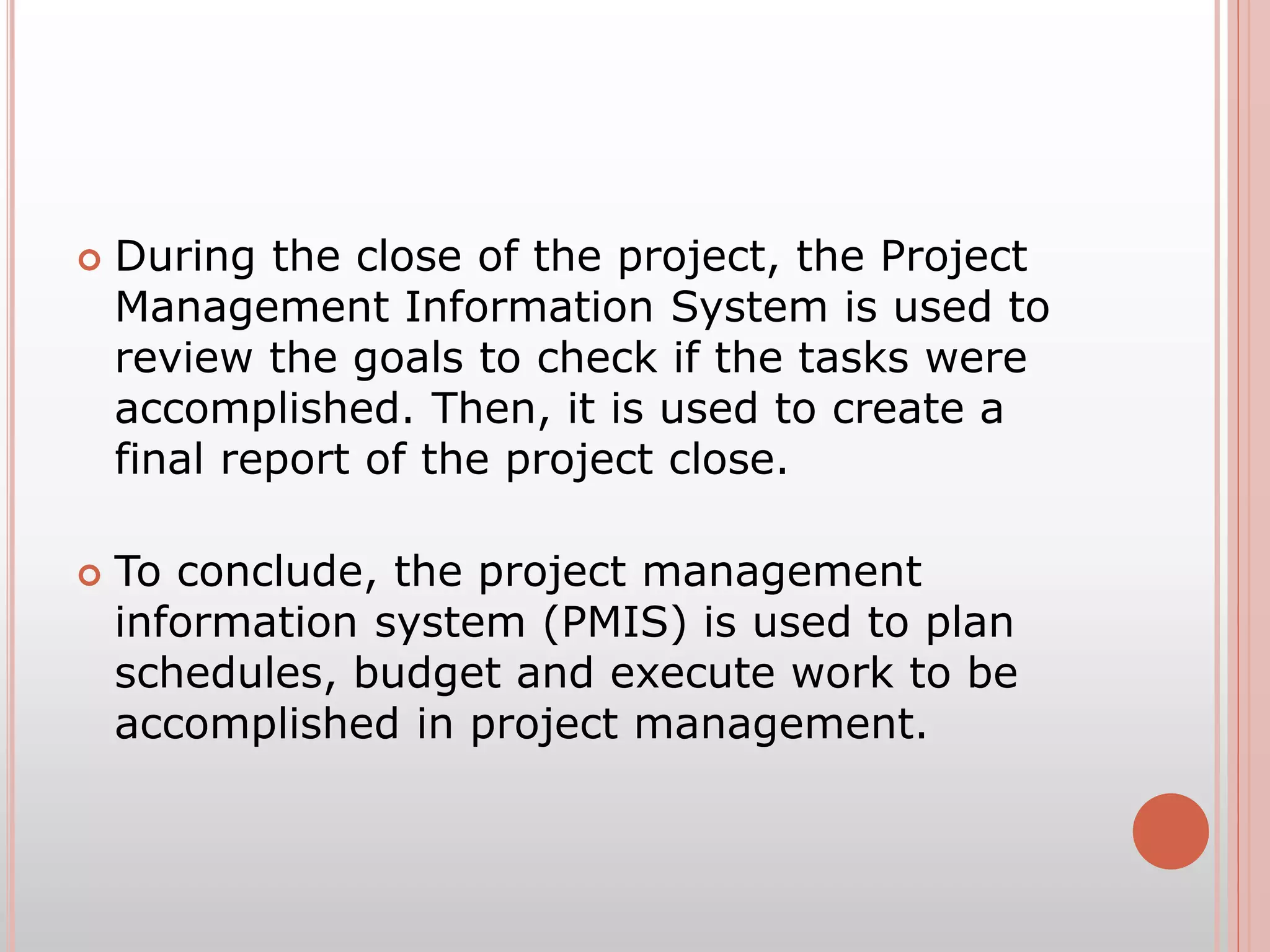 project management information system | PPTX