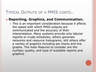 project management information system | PPTX