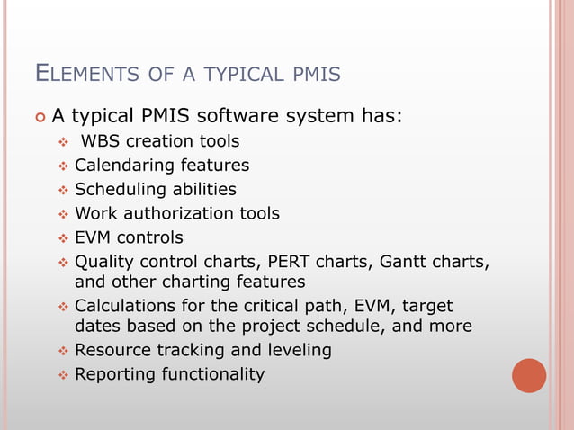 project management information system | PPTX