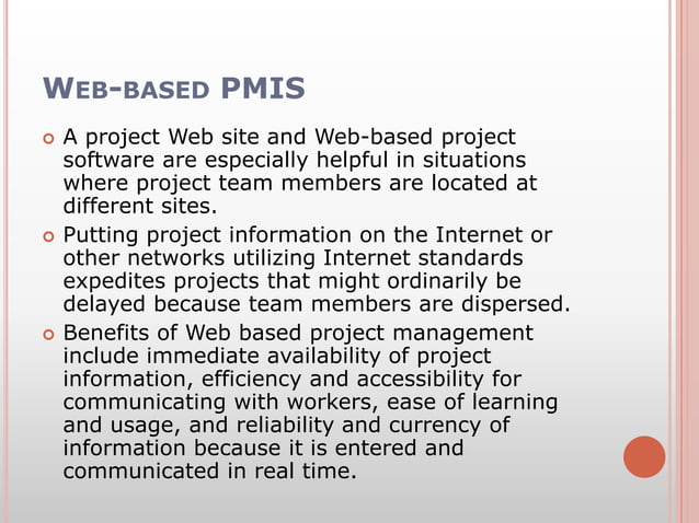 project management information system | PPTX
