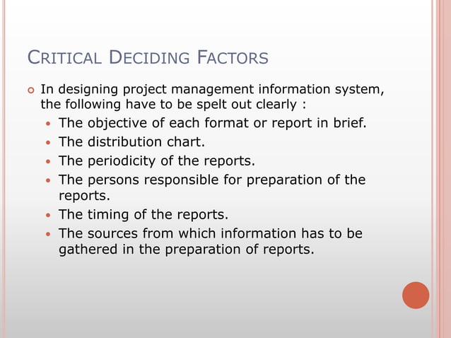 project management information system | PPTX