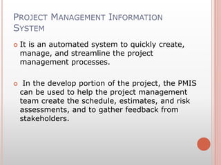 project management information system | PPTX