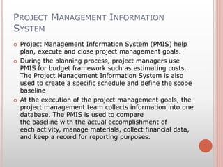 project management information system | PPTX