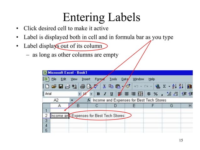 Project on Electronic Spreadsheets for Students | PPT | Technology & Computing