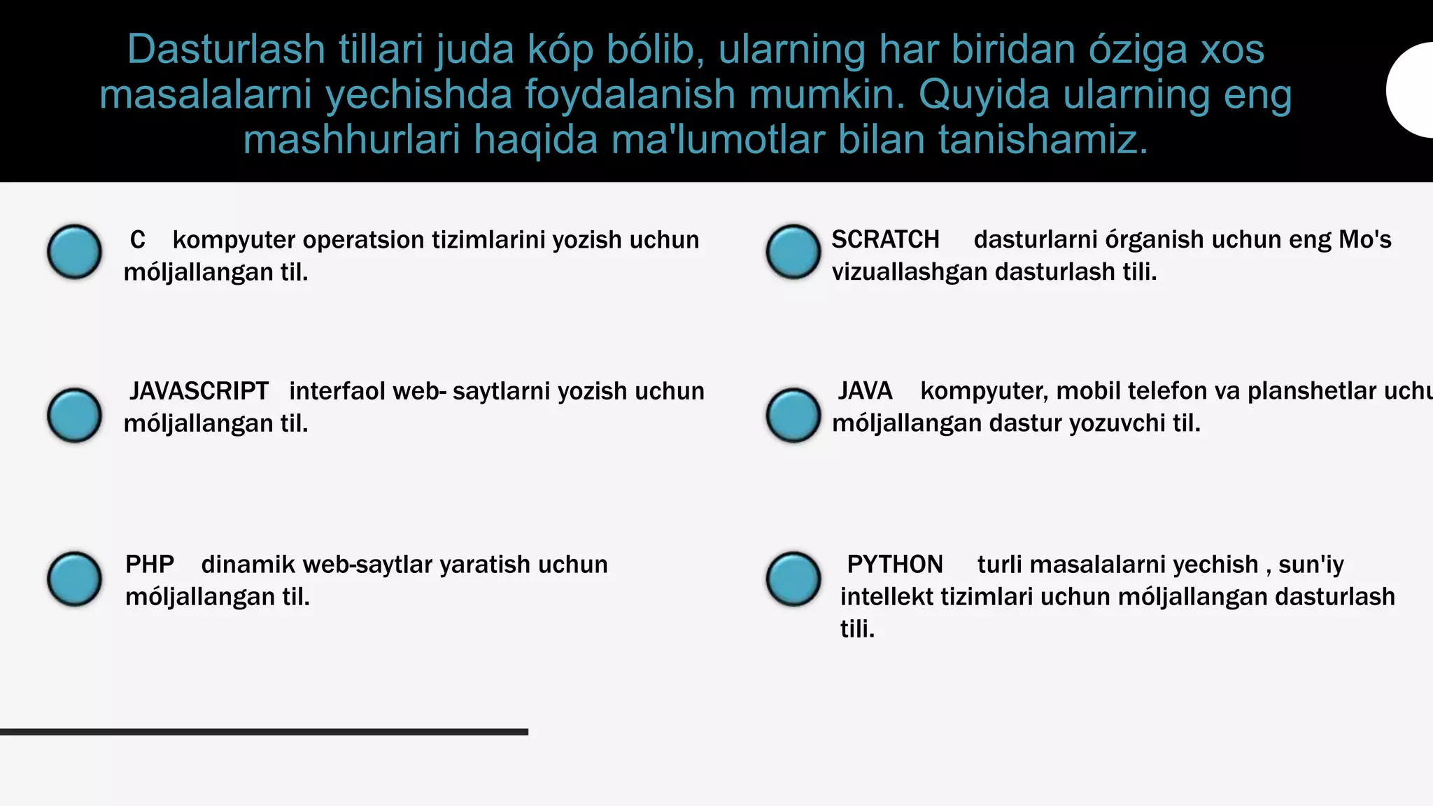 IT va dasturlash tillari.pptx