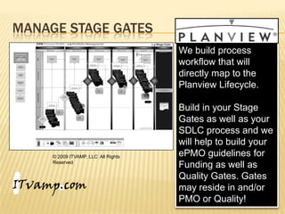 ITVAMP EPM Process for Planview 2009 | PPTX | Technology & Computing