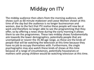 ITV Genre Research | PPTX