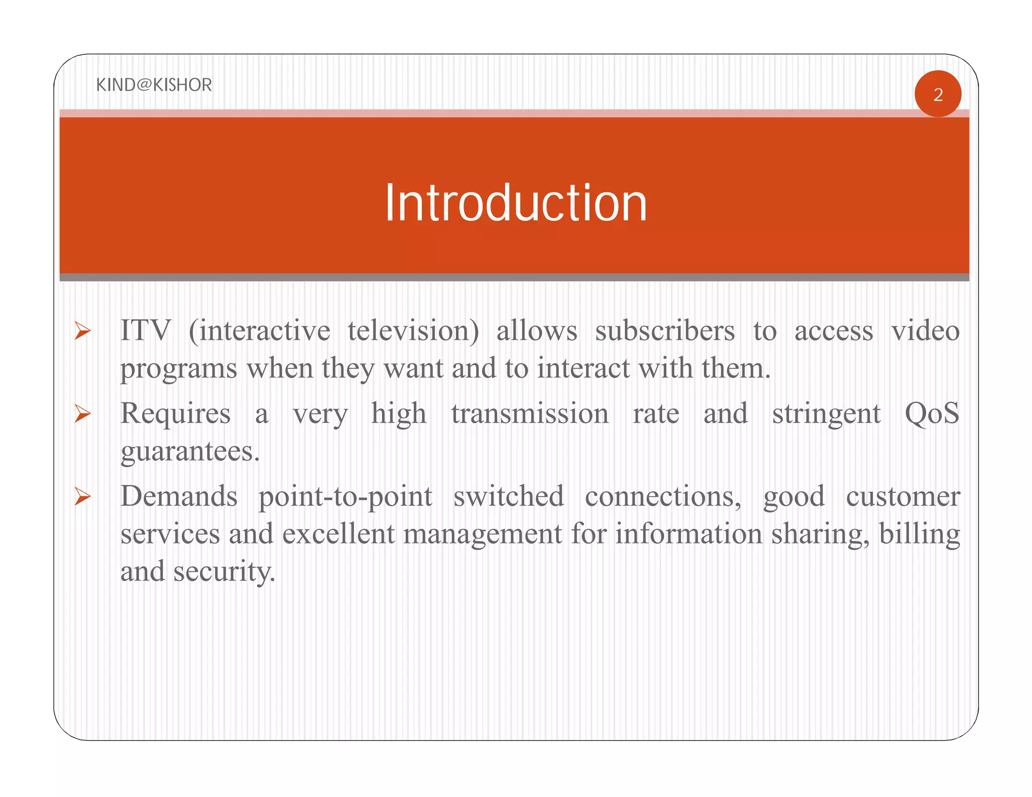 ITV ( Interactive Television ) | PDF