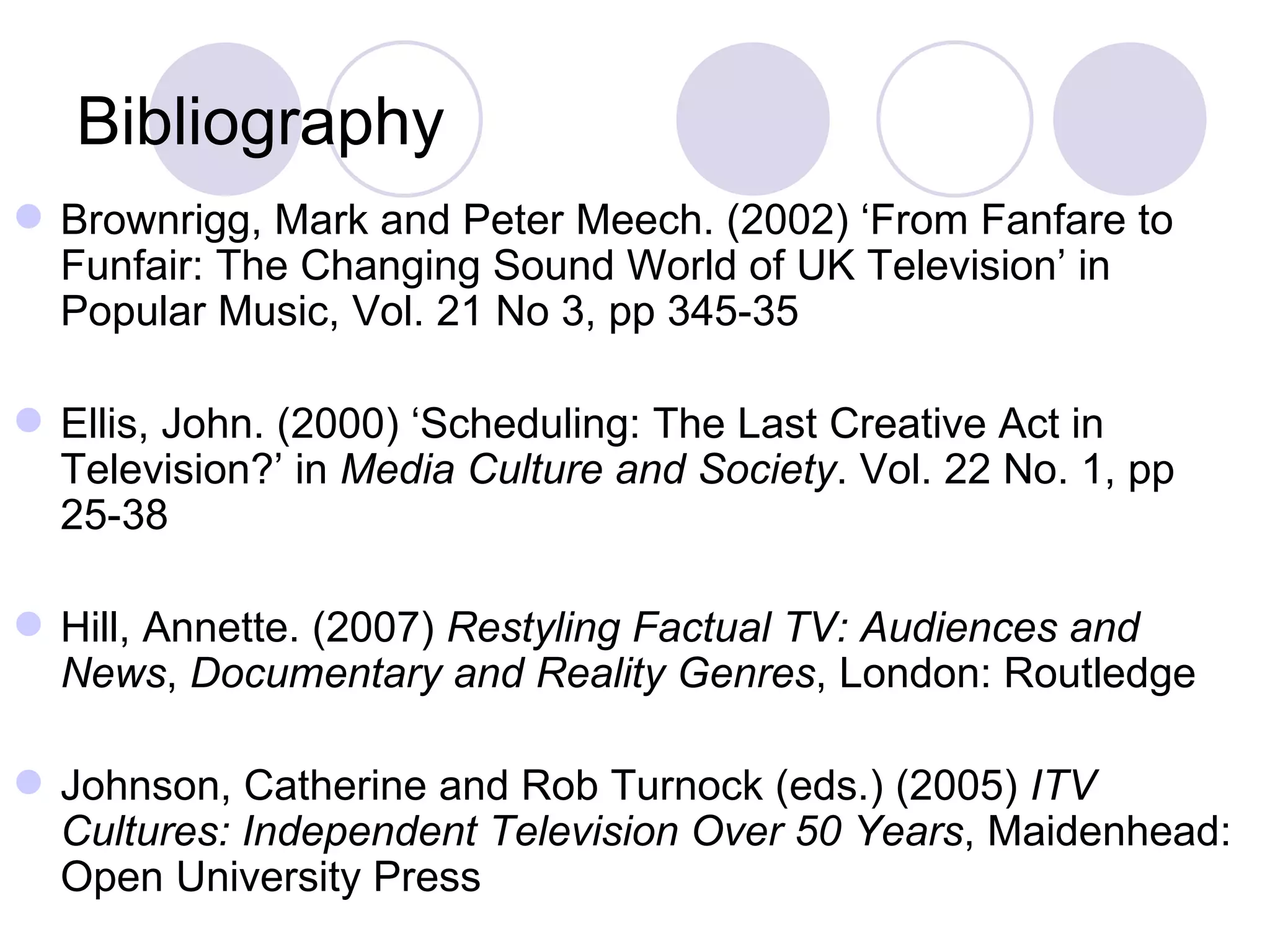 Itv presentation | PPT
